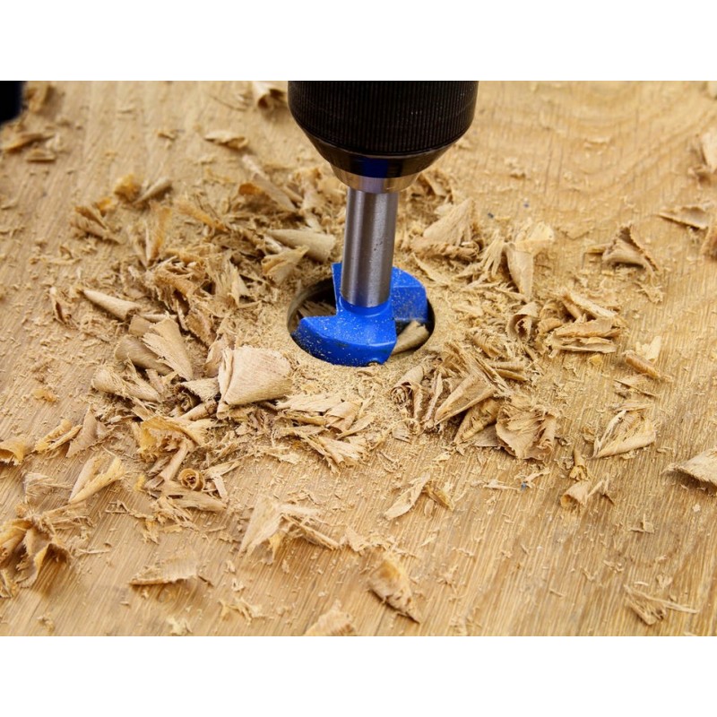 Medžio freza - grąžtas su kietlydinio plokštele 50 mm