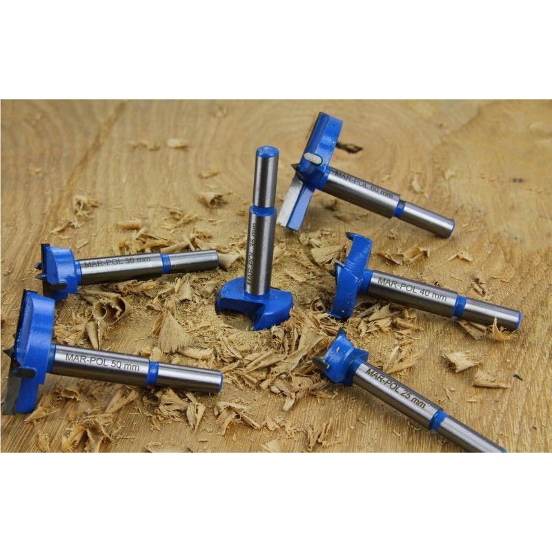 Medžio freza - grąžtas su kietlydinio plokštele 60 mm