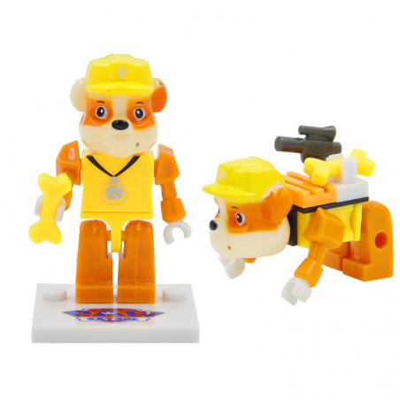 Paw Patrol Rubble mini lego figūrėlė