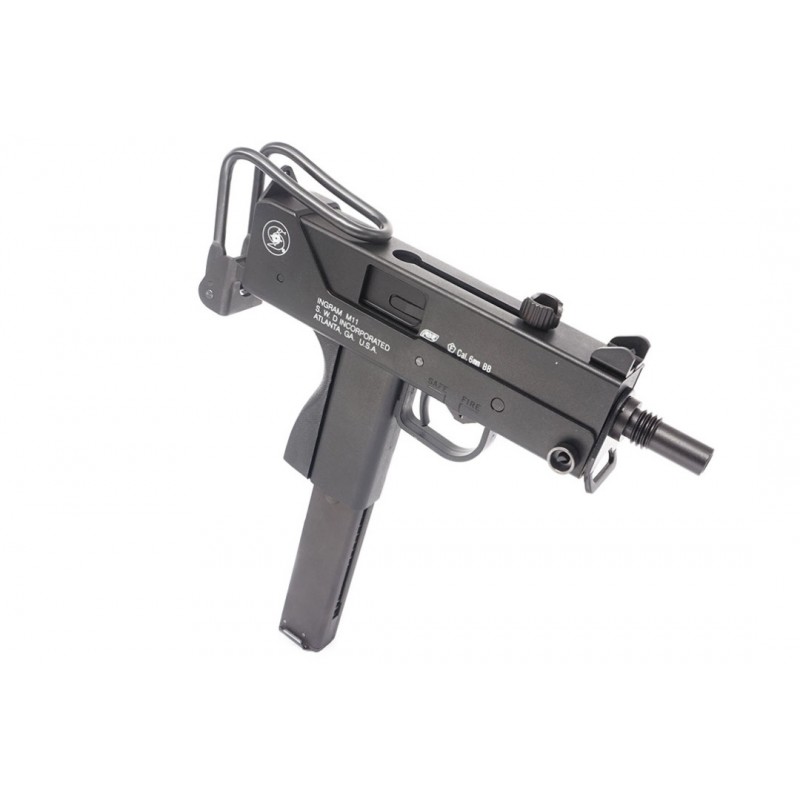 Airsoft legendinis UZI Cobray M11 automatas CO2 6MM 1,4 J