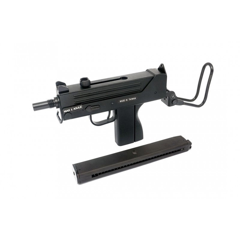 Airsoft legendinis UZI Cobray M11 automatas CO2 6MM 1,4 J