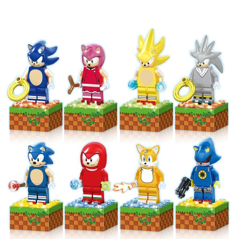 LEGO figūrėlė ežiukas Knuckles - Sonic The Hedgehog