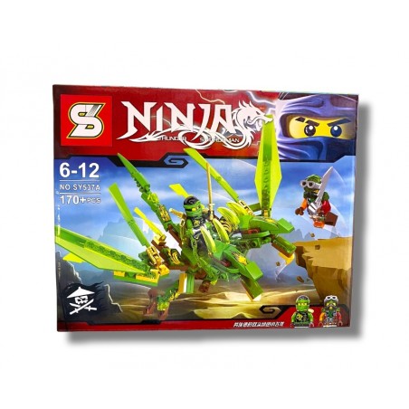 Ninjago konstruktorius - Žaliasis drakonas 170 detalių