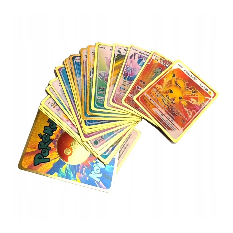 Pokemon kortos, 52vnt. TCG 3D Golden - Limited Edition