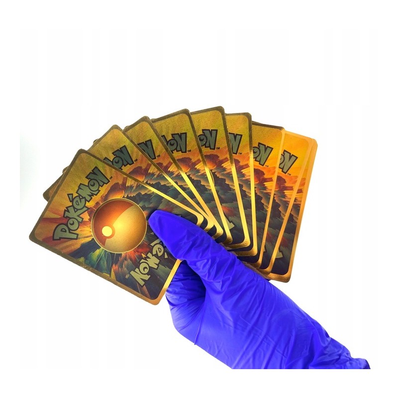 Pokemon kortos, 10vnt. TCG 3D Golden - Limited Edition