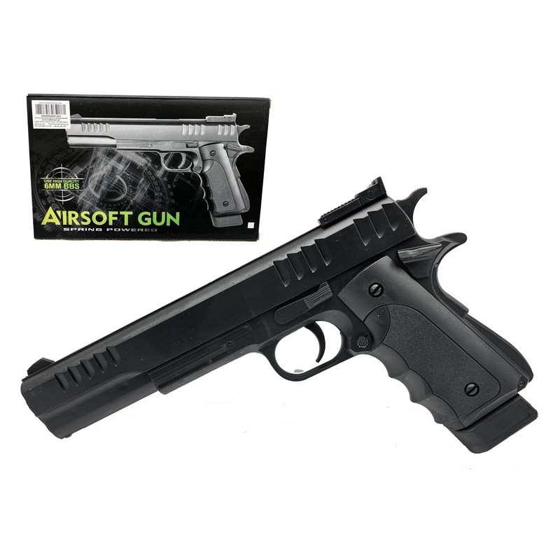 Plastikinis 6mm airsoft pistoletas - COLT LONG