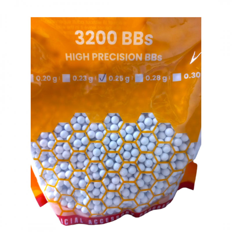 Suyrančios airsoft kulkos BIO Canik 6mm 0.25g - 3200vnt.