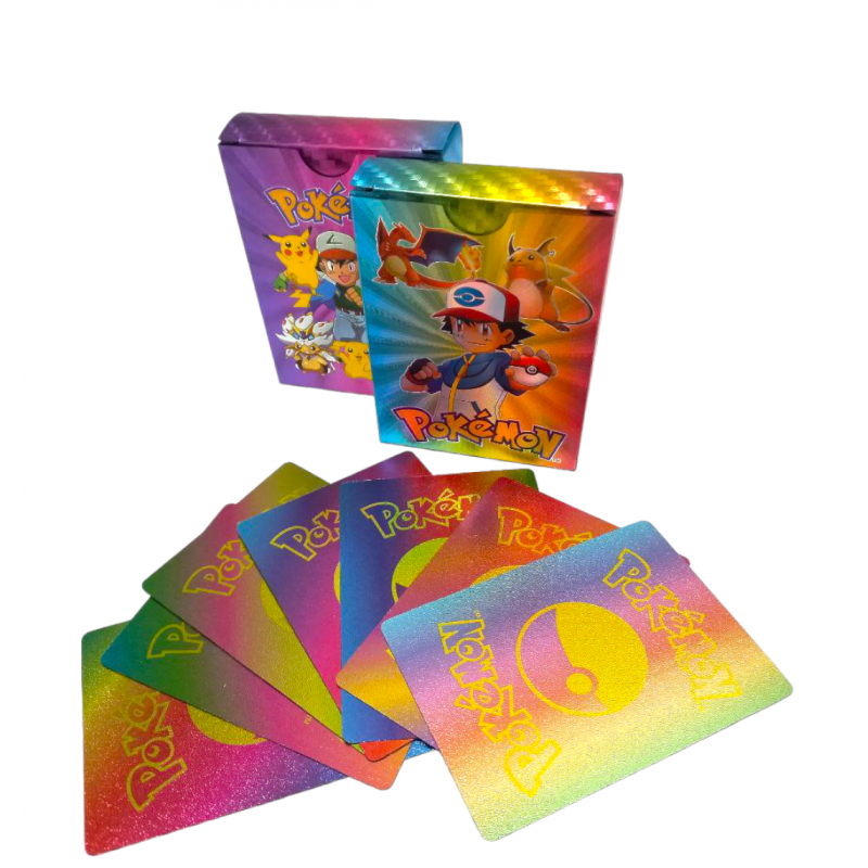 Pokemon kortos, 52vnt. TCG Rainbow - Limited Edition
