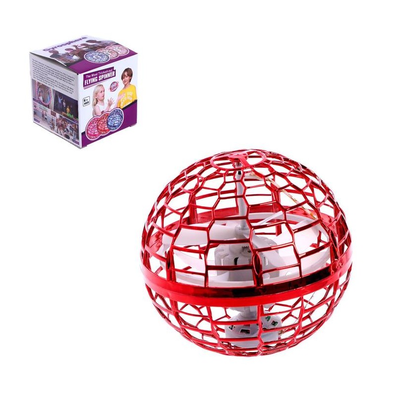 Skraidantis ir šviečiantis rutulys FLYNOVA PRO - mėlynas