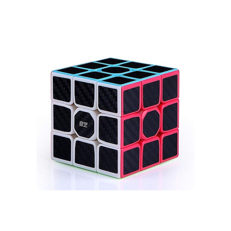 Rubiko kubas su anglies pluošto lipdukais 3x3