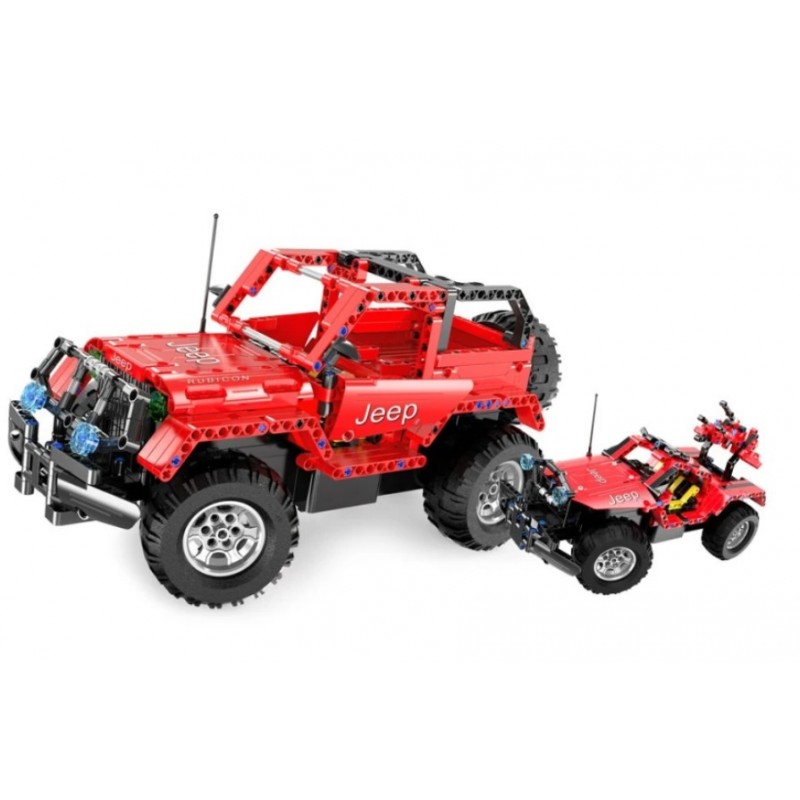 RC konstruktorius CaDA - JEEP, 531 detalių 2 in 1