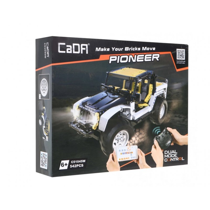 RC konstruktorius CaDFI - JEEP, 542 detalių