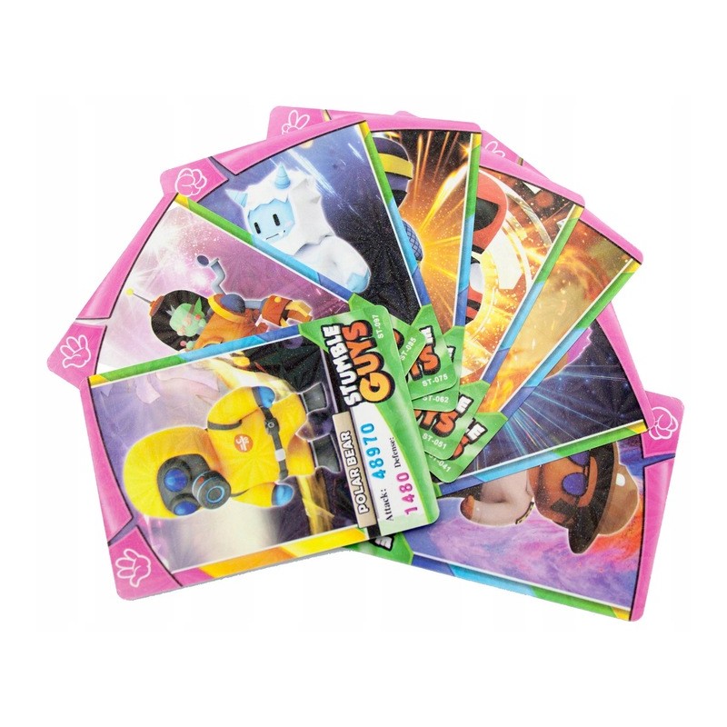 Stumble Guys kolekcinės kortos, 8vnt. - Trading Card Game