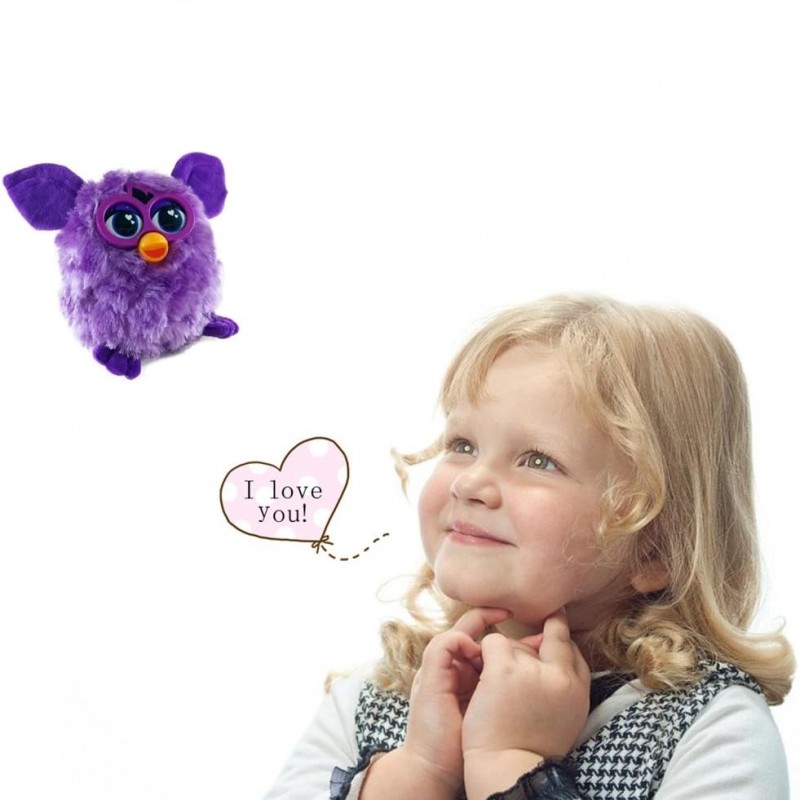 Interaktyvus, kalbantis žaislas Furby - violetinis