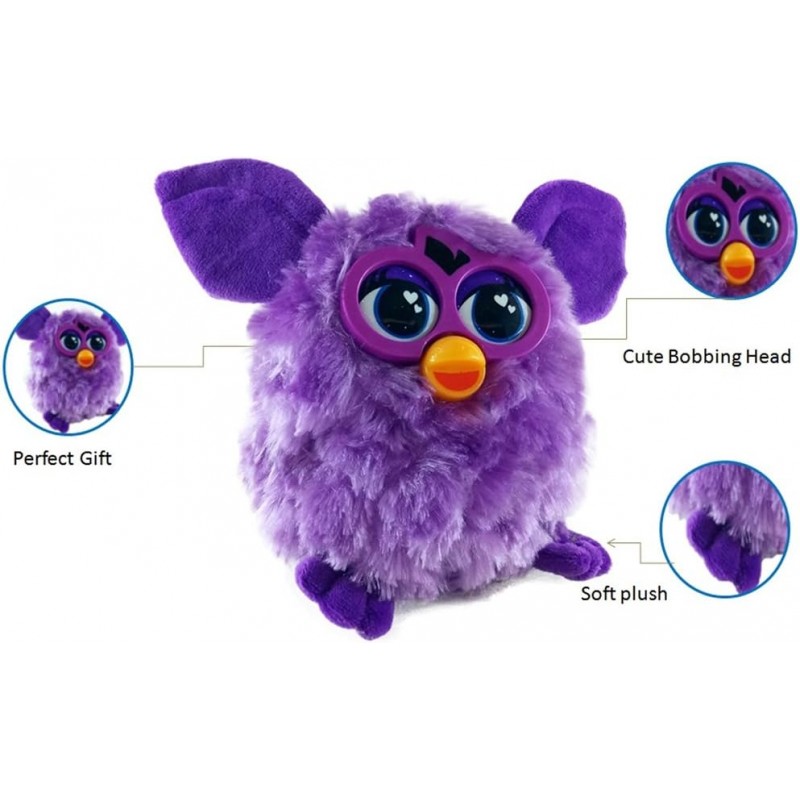 Interaktyvus, kalbantis žaislas Furby - violetinis