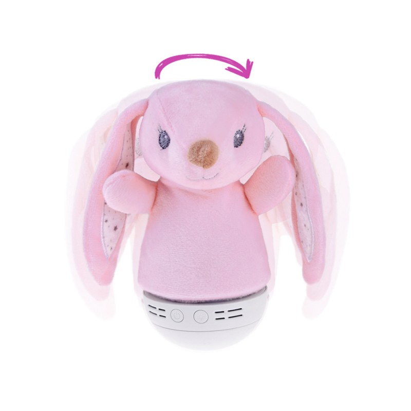 Grojantis ir šviečiantis migdukas triušiukas / naktinė lempa