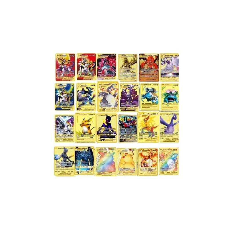 NAUJIENA! Metalinė Pokemon auksinė kolekcinė korta