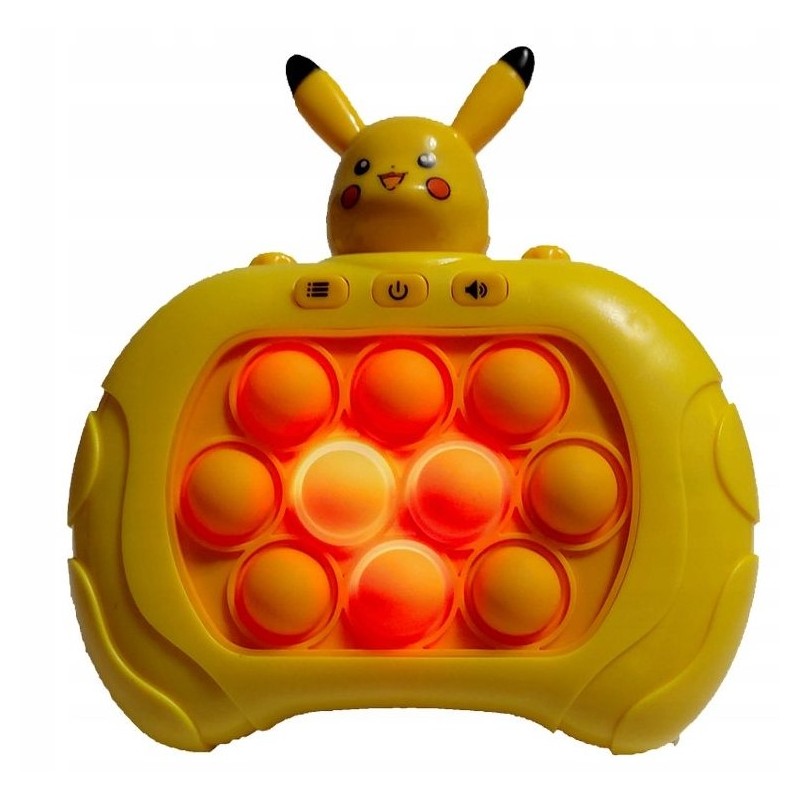 Elektroninis edukacinis žaidimas Pop It Quick Push Game - pikachu