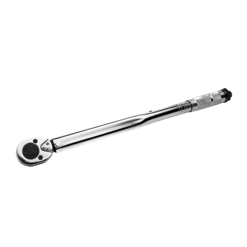 Dinamometrinis raktas 1/2" 28-210Nm + 3 galvutės / ilgintuvas