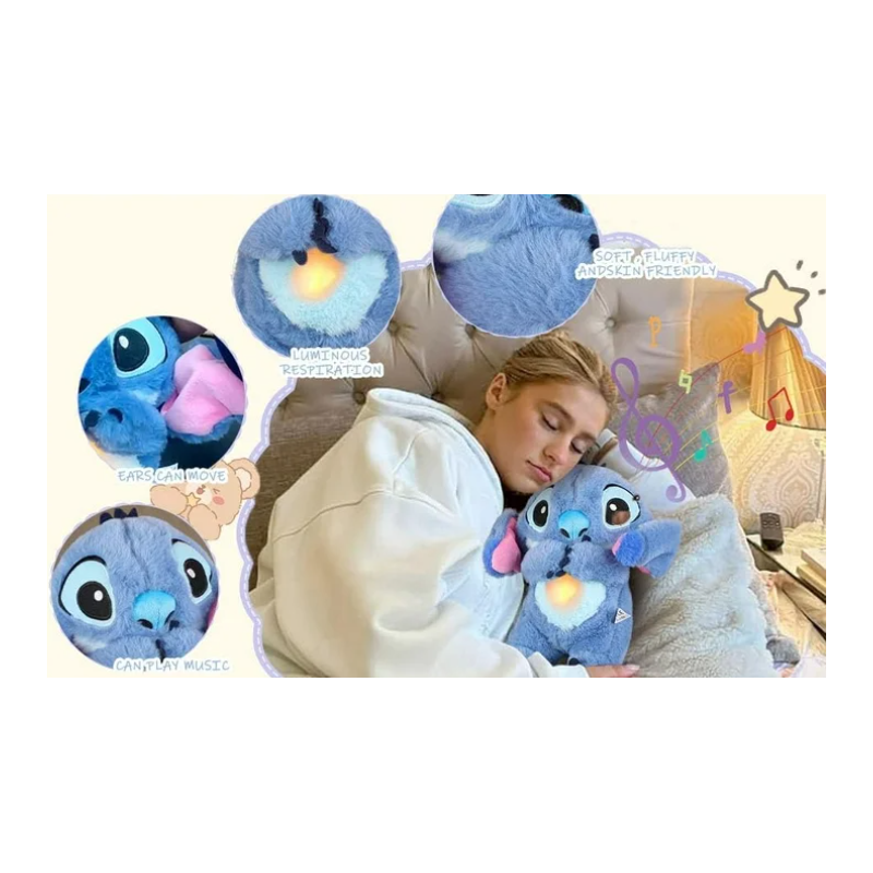 Grojantis, šviečiantis ir kvėpuojantis migdukas - Lilo & Stitch