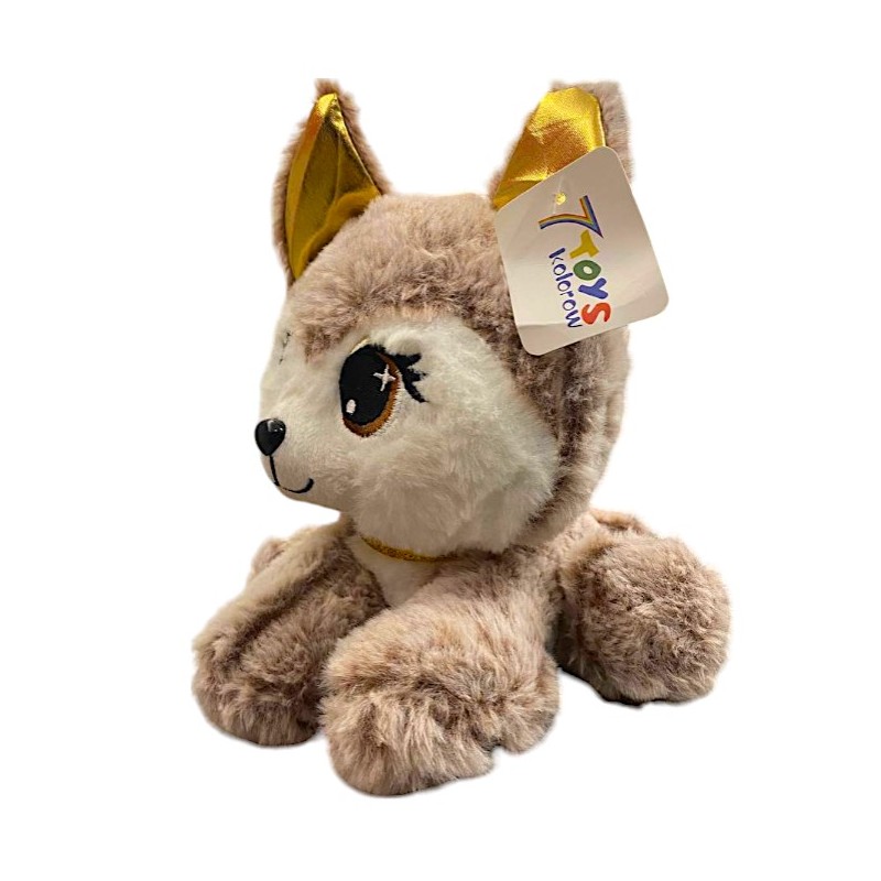 Minkštas, mielas pliušinis žaislas, pilkasis vilkas - 27cm