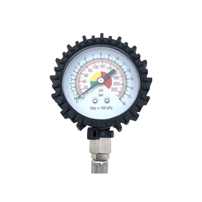 Manometras su gumine žarnele