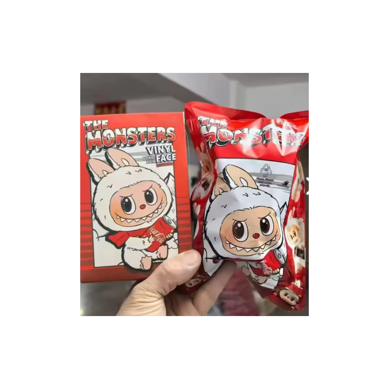 NAUJIENA! Labubu monsters žaislas su pakabuku - Coca cola siurprizas