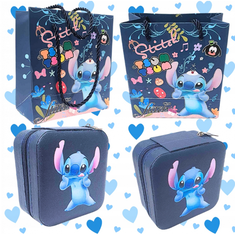 Žaislinis Pandora apyrankių rinkinys mergaitėms - Stitch su maišeliu