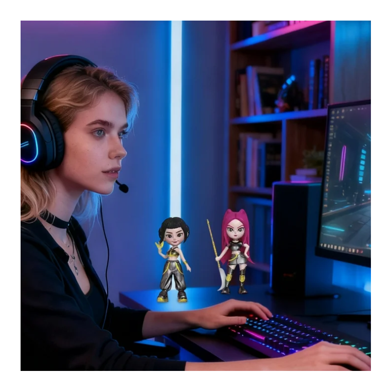 K-pop Demon Hunters figūrėlių rinkinys, 6vnt.