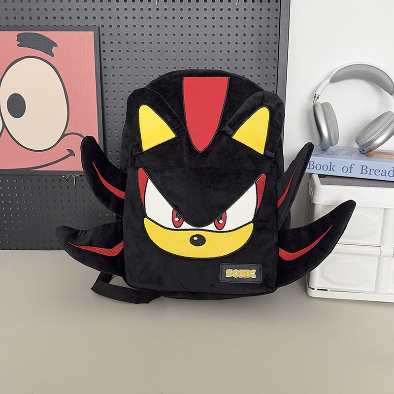 Ežiukas Sonic The Hedgehog Shadow vaikiška kuprinė - juoda