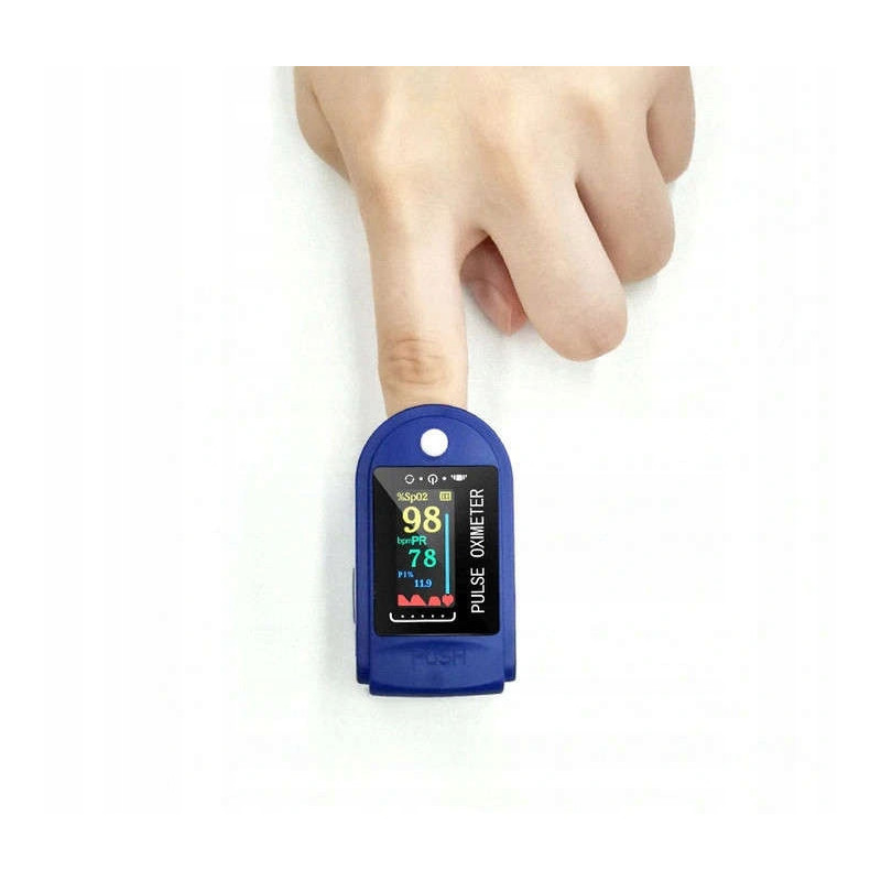 Pulsoksimetras Oksimetras - deguonies kiekio ir pulso matuoklis