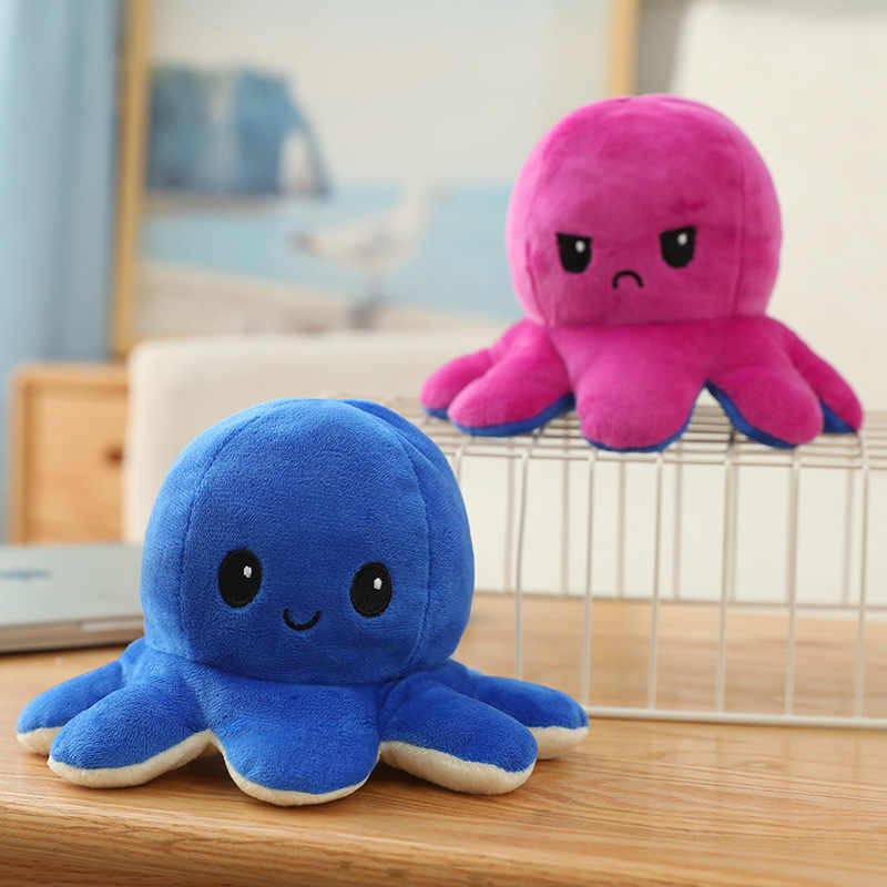 Pliušinis dvipusis aštuonkojis Tik Tok - Octopus