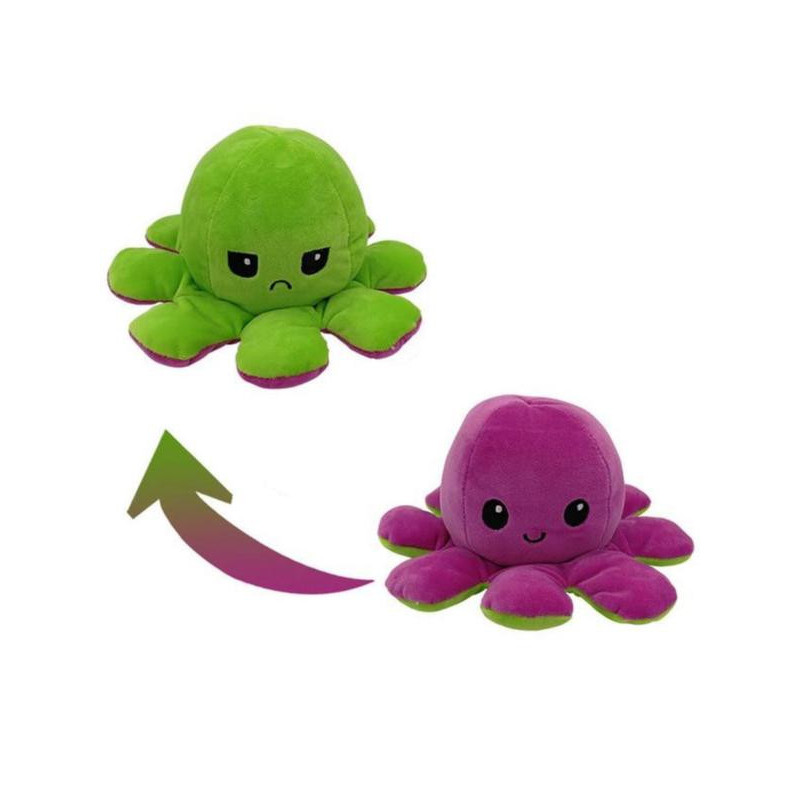 Pliušinis dvipusis aštuonkojis Tik Tok - Octopus