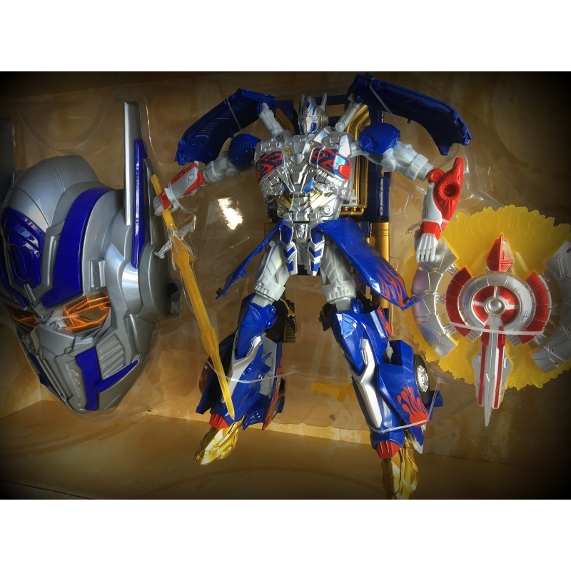 Mega rinkinys 2in1 Transformer Optimus Prime ir kaukė